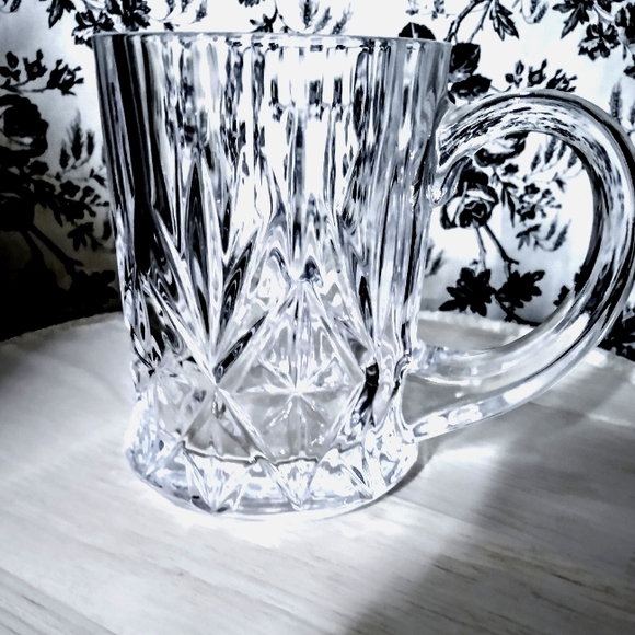 Dining | Lovely Set Of Crystal Coffee Mugs Nwot | Poshmark
